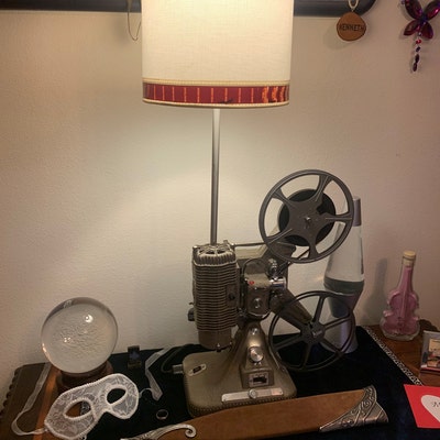 Vintage Table / Desk Lamp, Keystone Projector Lamp, Hollywood & Movie ...
