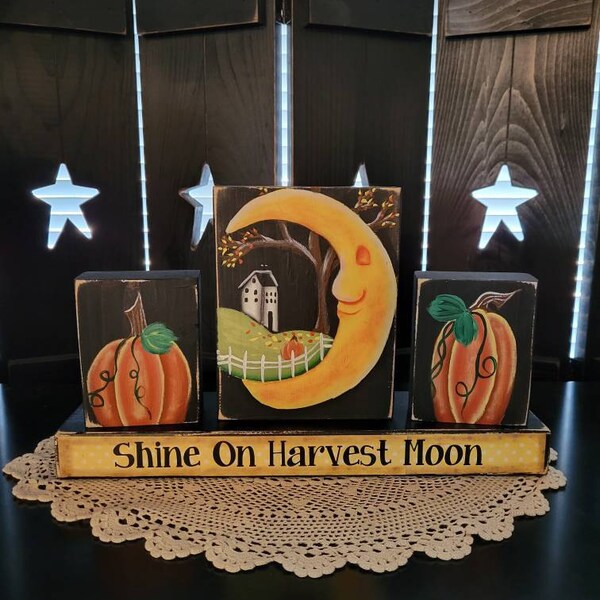 Pumpkin Patch Blocks Fall and Thanksgiving Decor Sign - Etsy