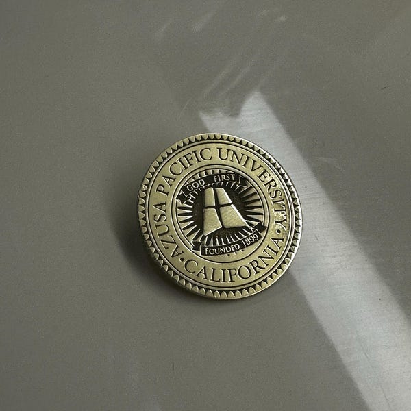 Sterling Silver Graduation Pin: Custom College Logo Brooch - Etsy