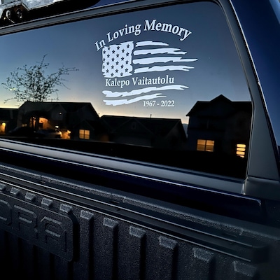 In Loving Memory Cowboy Decal in Loving Memory Horse Decal Cowboy Decal ...