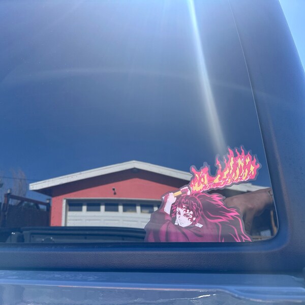 High Quality 3D Motion Anime Sticker Car Decal Laptop Peeker Sticker - Etsy