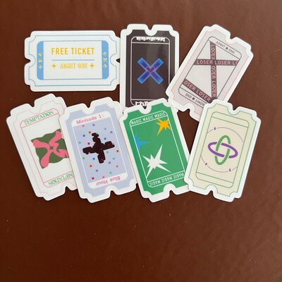 TXT Inspired Cinema Ticket Stickers - Etsy