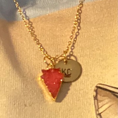 Kansas City Inspired Lariat Chief Y Necklace Gold Mini Arrowhead KC ...