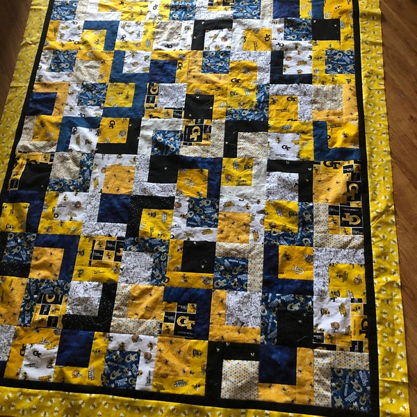 Enigma Fat-quarter Quilt Pattern, Beginning Quilt Pattern, Easy to Sew ...