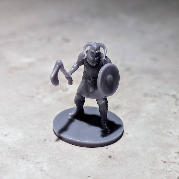 Dwarf Fighter (hammer + Shield) 28mm, D&D, Pathfinder, Mz4250 - Etsy