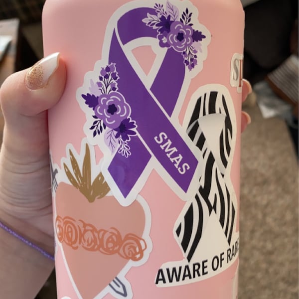 SMAS Sticker, Superior Mesenteric Artery Syndrome, Floral Purple ...