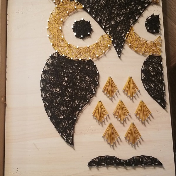 Owl String Art Kit - Adult Crafts Kit Includes All Supplies, Owl Home ...