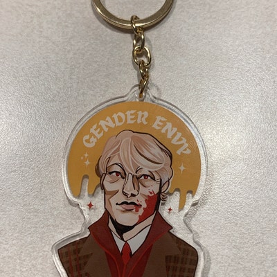 Hannibal Lecter 'gender Envy' Acrylic Charm Keychain - Etsy