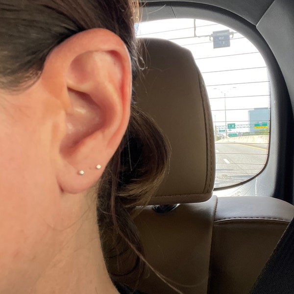 Minimal Silver Hair Pin, Round Hair Piece, Simple Hair Accessory ...