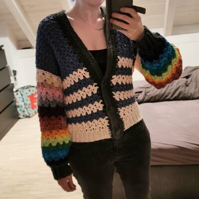 Crochet Pattern-addison Crochet Cardigan Pattern Pdf-women Crochet ...