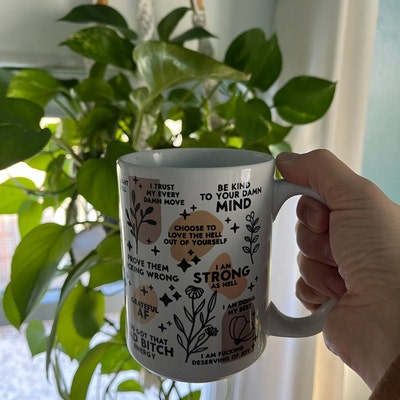 Daily Reminder Coffee Mug Positive Affirmations Mug 15oz Mug Giftful ...