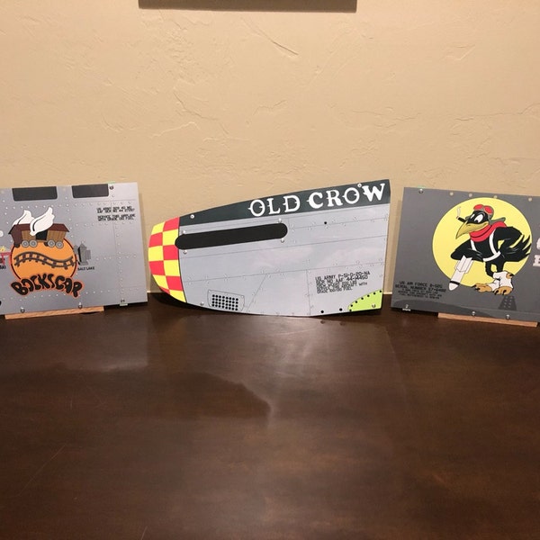 B-52 Bomber Aircraft Nose Art Panel Old Crow Express - Etsy