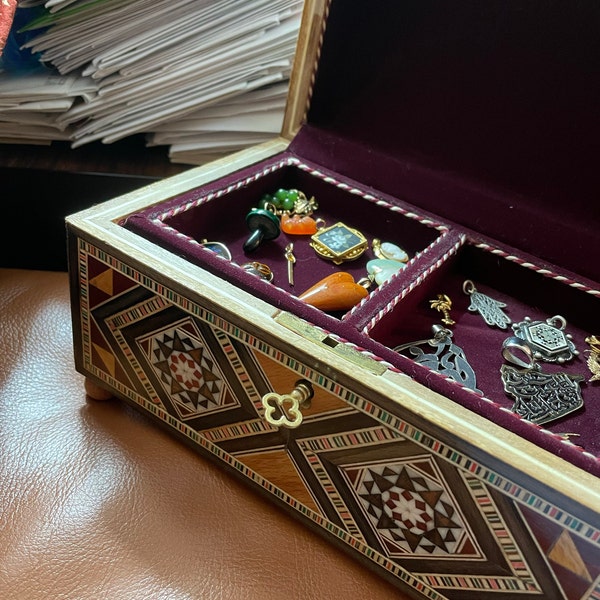 Decorative Storage Box, Handmade Chocolate Box, Jewelry Box Inlaid ...