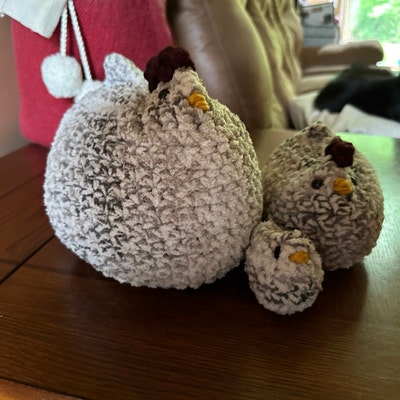 Mama and Mini Mabel Chicken CROCHET PATTERN - Etsy