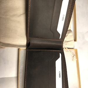 Leather Walletwalletman Leather Walletminimalist Walletpersonalize ...