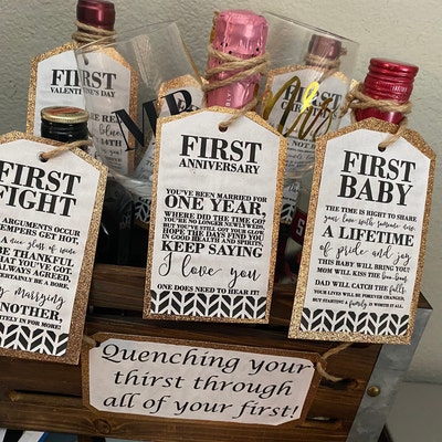 9 Milestone Wine Labels Printable, Bridal Shower Gift, Milestone Wine ...