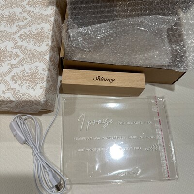 Personalized Bible Verse LED Light, Custom Favorite Bible Verse Gift ...