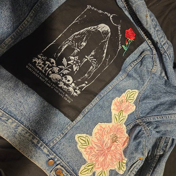 WITCH Mother Nature as a Witch BACKPATCH Nature Cults Unite Punk Eerie and Neat - Etsy