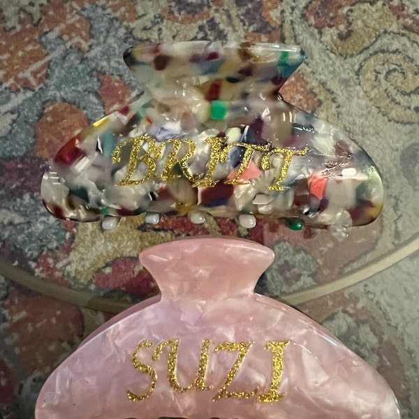 Personalized Claw Clips (as Seen on Access Hollywood & Seventeen ...