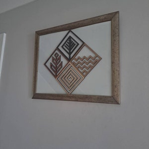 Wall Panel Decor Diagonal Strip Wood Style 4 Art Oak - Etsy UK