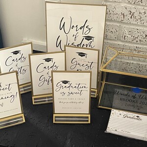 Graduation Dessert Table Sign, Printable Graduation Treat Table Sign ...