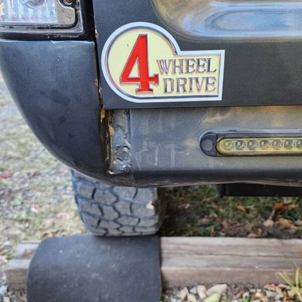 4 Wheel Drive Decal, FJ40 Sticker, Land Cruiser Gift, 4WD Sticker ...