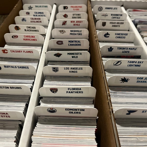 26 TALL Sports Card Dividers With 26 FREE MLB A-Z Labels Set - Etsy