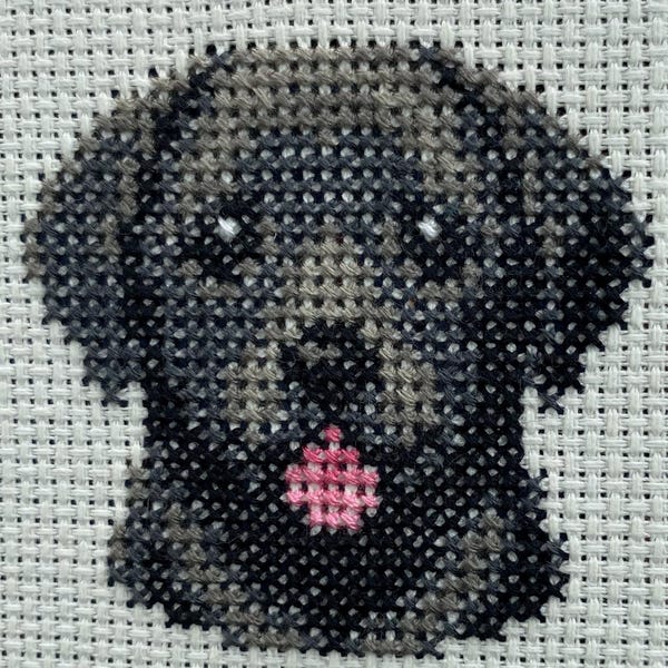 Black Labrador Cross Stitch Pattern PDF Bundle - Black Lab + Black Lab ...