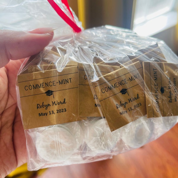 Graduation Commence-mints: 2025/2024 Graduation Candy, Graduation Party ...