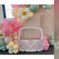 Van Photo Booth Frame Hippie Van Photo Booth Prop Custom Photo Booth ...
