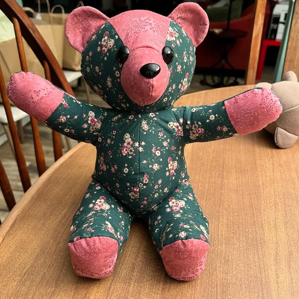 Plush Memory Teddy Bear Sewing Pattern & Tutorial | DIY How to Sew ...