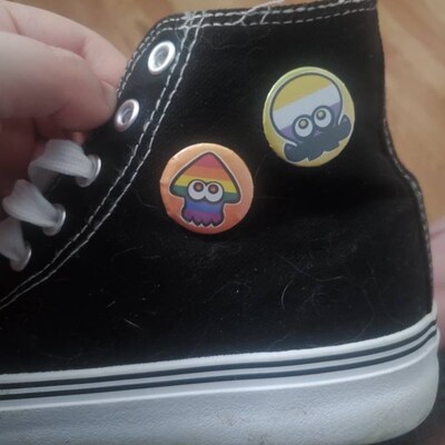 LGBT Splatoon Squid Octo Buttons - Etsy