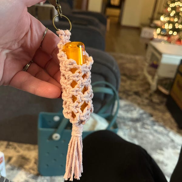 Macrame Key Chain PDF Pattern Tutorial Instant Download Free Macrame ...