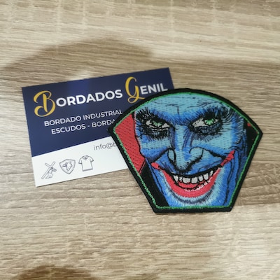 Goat Satan Head Angry Biker Large Back Patch on Vest, Sew Patch, Custom ...