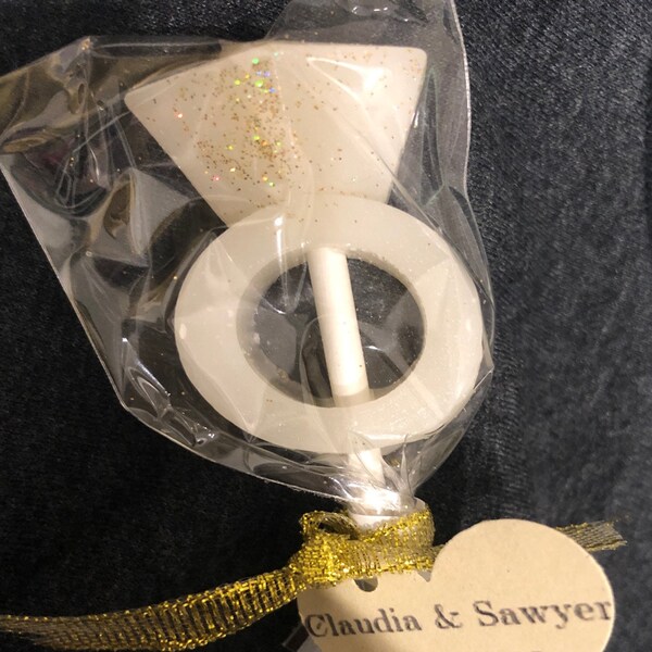 Ring Pop Lollipops Ring Pops for Bridal Party Favors Engagement Party ...