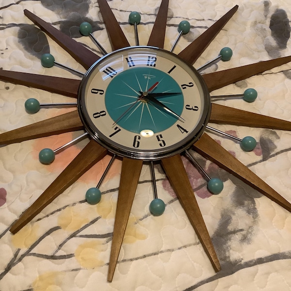 Colour Etched Trianguloid Laminate Caravan Wall Clock From Royale ...