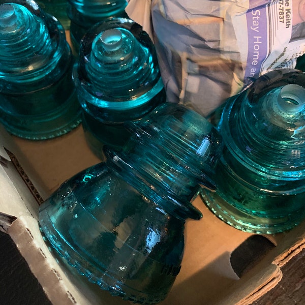 Pre-drilled Hemingray - 45 Glass Insulator DIY - Etsy