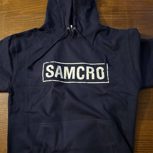 Sons of Anarchy Samcro Men's Navy Hoodie - Etsy