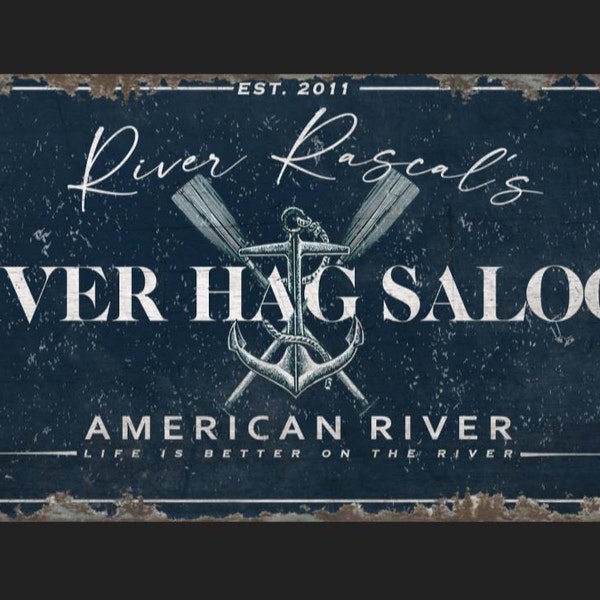River House Sign Personalized, Custom River House Décor, Sign for River ...