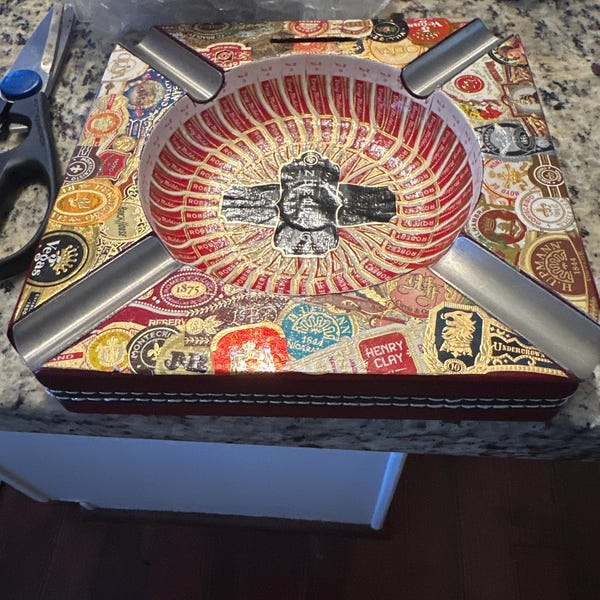 Cigar Box Ashtray - Etsy