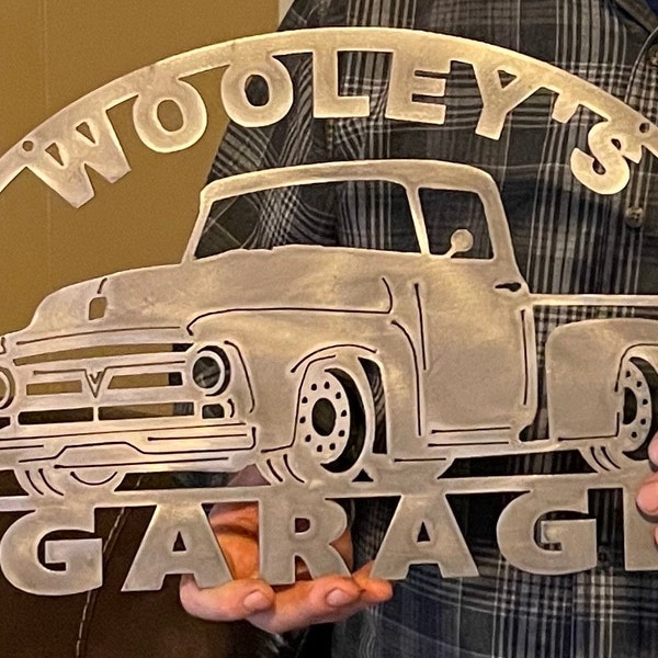 1955 1956 Classic Truck Garage Metal Sign - Etsy