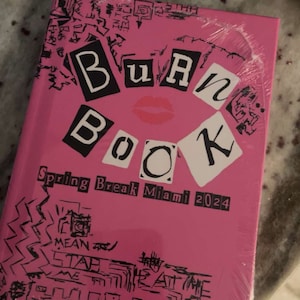 Burn Book Font, Burn Book Alphabet, Burn Book Letters, Mean Girls Party ...