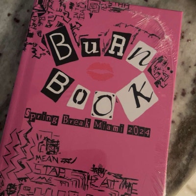Burn Book Font, Burn Book Alphabet, Burn Book Letters, Mean Girls Party ...
