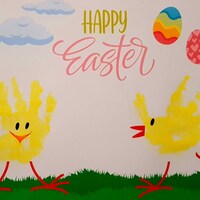 2024 Handprint Calendar, Footprint Handprint Art Craft DIY Gift Child ...