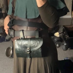 Potion Garter Holster Made of Natural Leather With Bottles. Larp ...