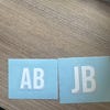 Double Layer Name Sticker, Custom Name Decal, Waterproof Name Sticker ...