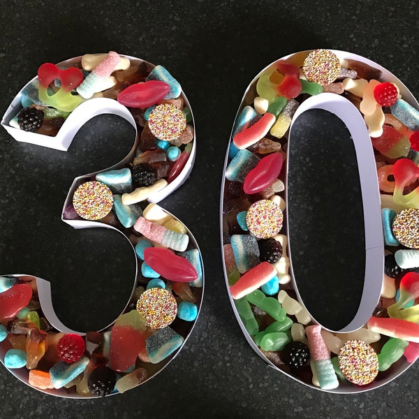 Fillable Number Boxes - Etsy UK