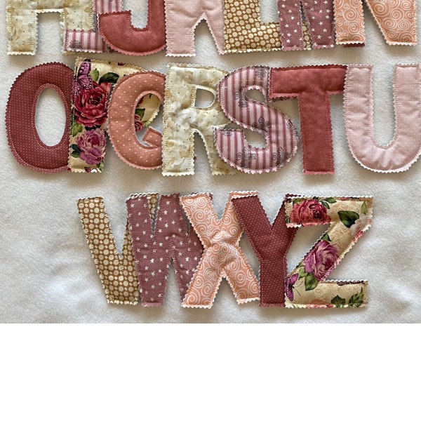 Fabric Alphabet Letters - Etsy