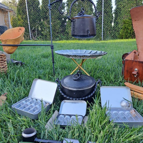 BUSHCRAFT SPICE SET, Travel Spices Set, Spice Storage, Campfire Spices ...