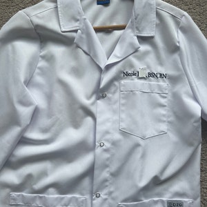 Light Pink, Colorful Lab Coats,lab Coats,embroidered Personalized Lab ...